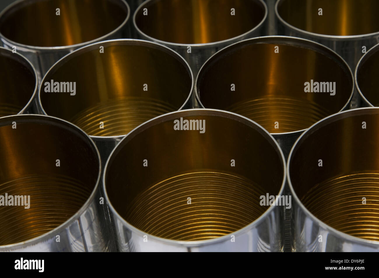 group of cans ready for recycle Stock Photo - Alamy