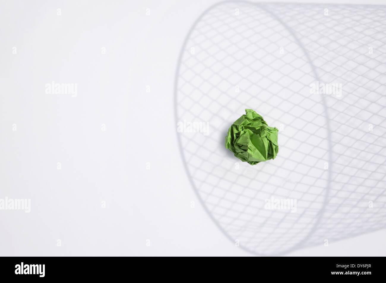 crunched paper ball concept Stock Photo - Alamy