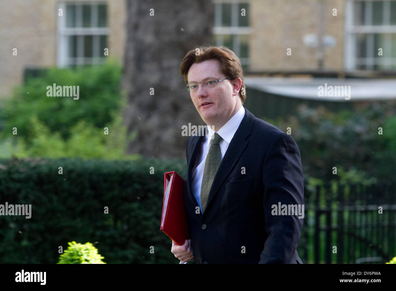 London UK. 8th April 2014. Danny Alexander MP Chief Secretary to the ...