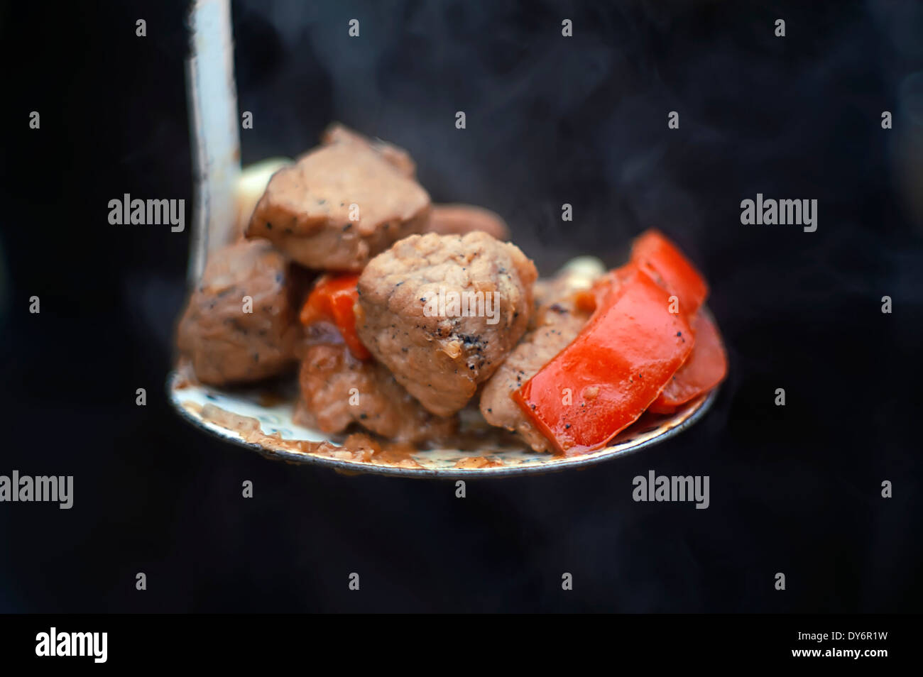Ladle beef hi-res stock photography and images - Alamy