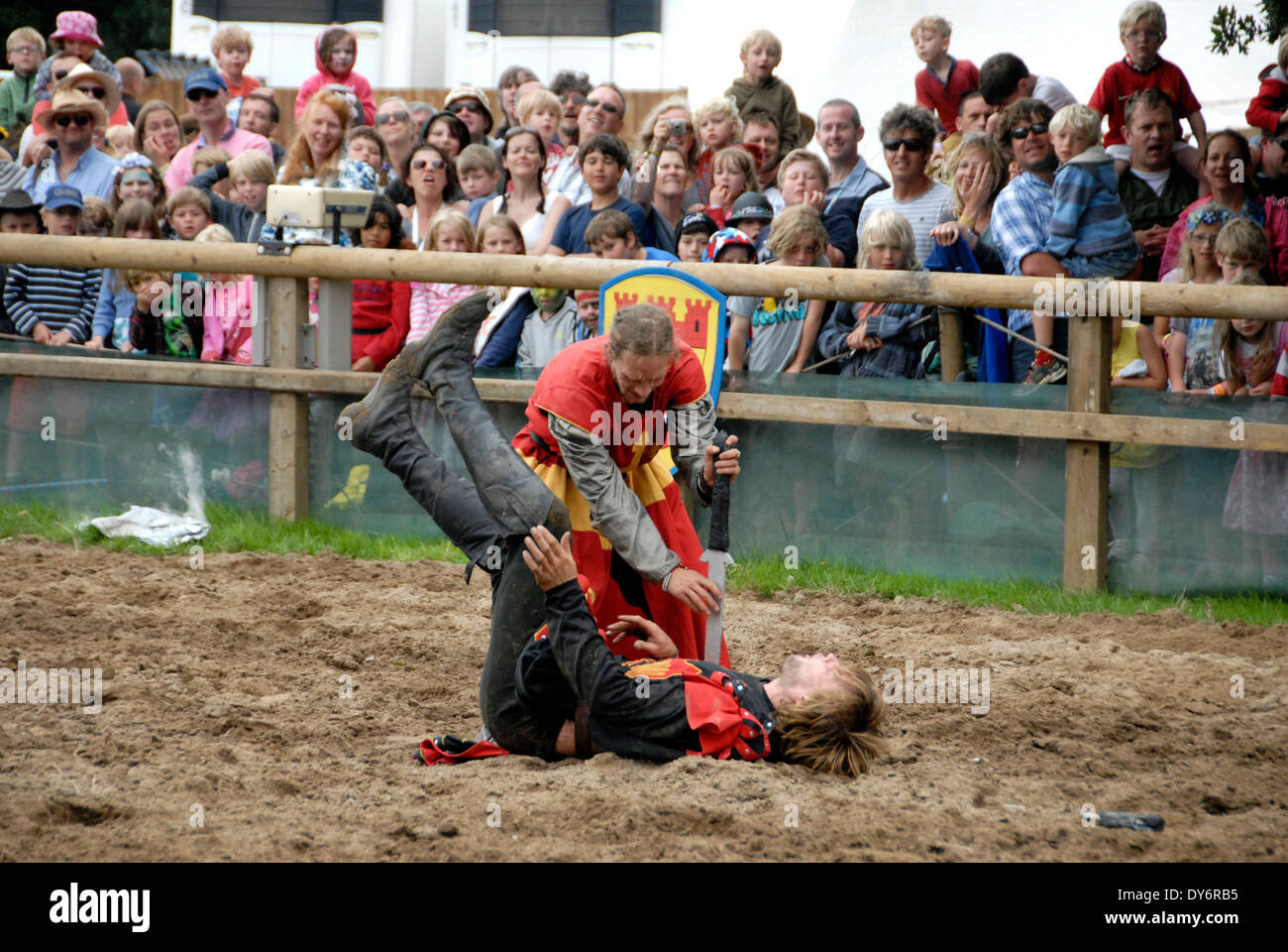 Medieval jousting tournament show Camp Bestival, summer family festival ...