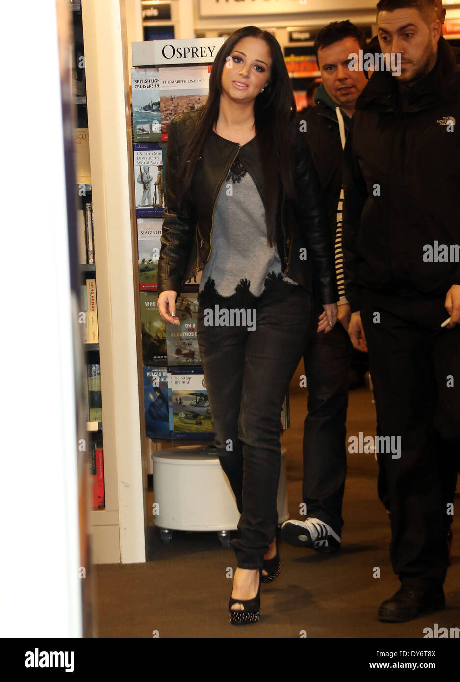 Tulisa Contostavlos signs copies of her book Honest at ...