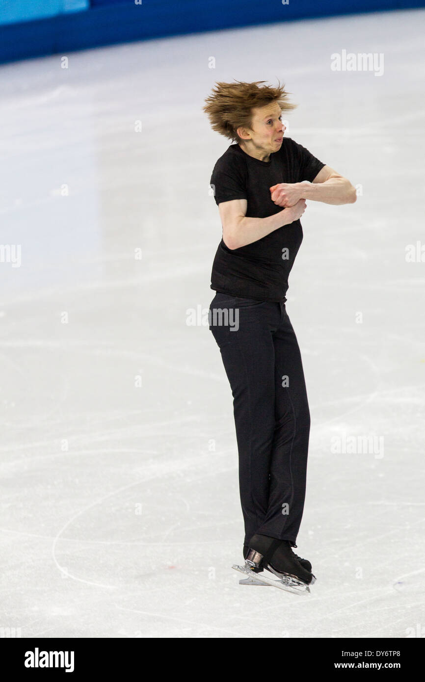 Kevin Reynolds (CAN) competing in the Men's Short Program Figure ...