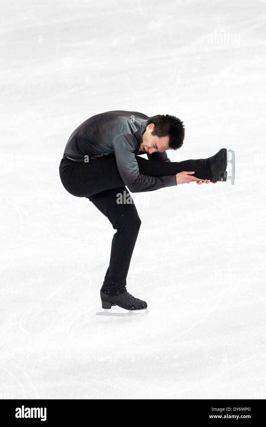 Patrick Chan (CAN) competing in the Men's Short Program Figure Skating ...