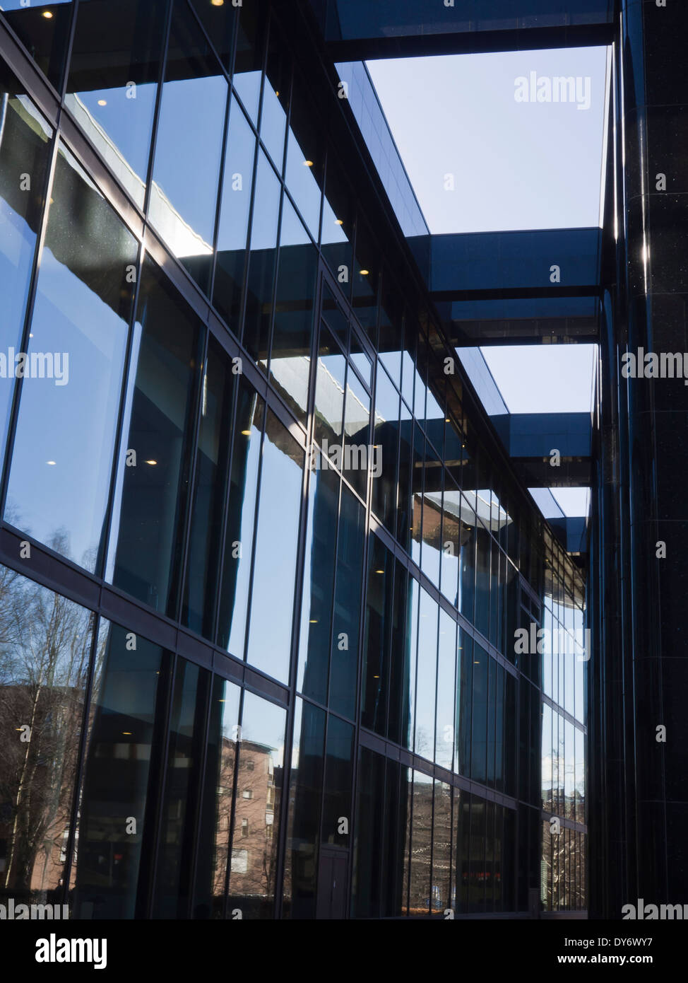 The University of Oslo Norway, main campus in Blindern has buildings of ...