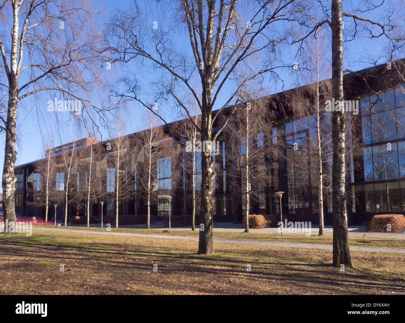 The University of Oslo Norway, main campus in Blindern has buildings of ...