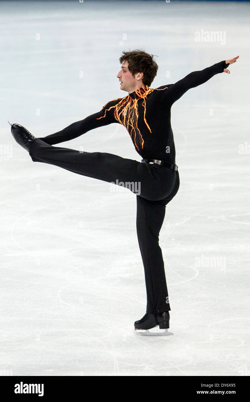 Brian Joubert (FRA) competing in the Men's Short Program Figure Skating ...