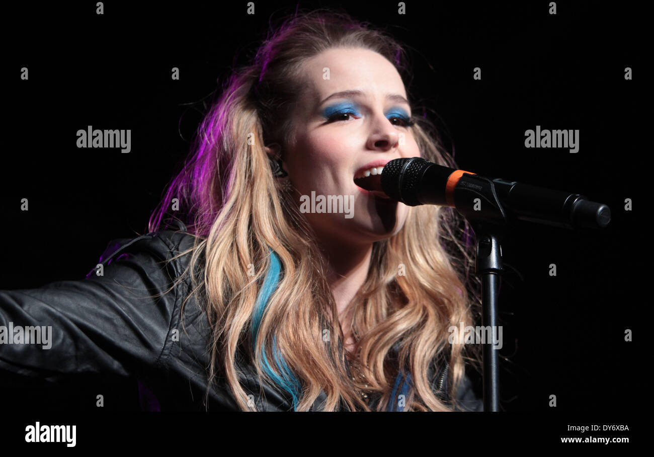 Bridgit Mendler performing in concert at The 3rd Annual Salvation Army ...