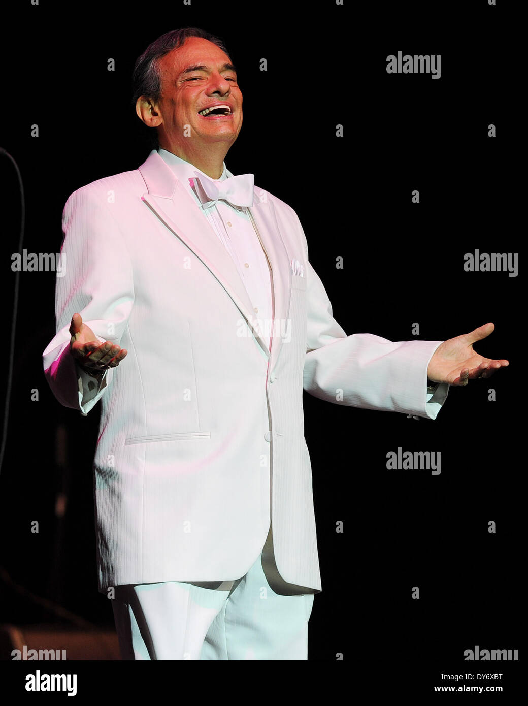 Jose Jose performing live in concert at the Seminole Hard Rock Hotel ...