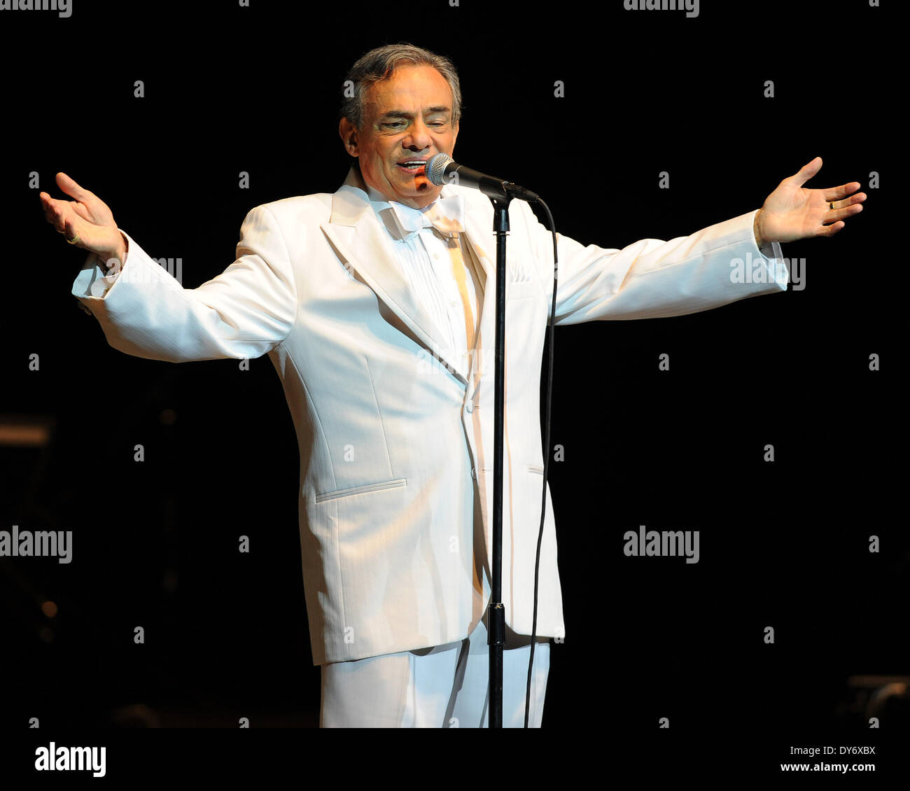 Jose Jose performing live in concert at the Seminole Hard Rock Hotel ...