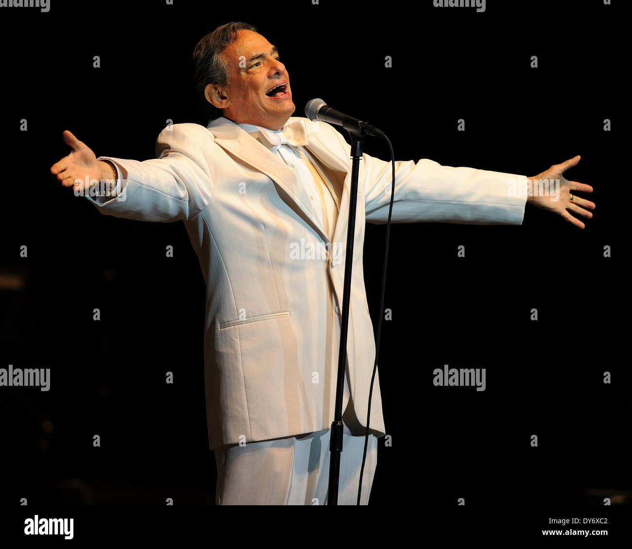 Jose Jose performing live in concert at the Seminole Hard Rock Hotel ...