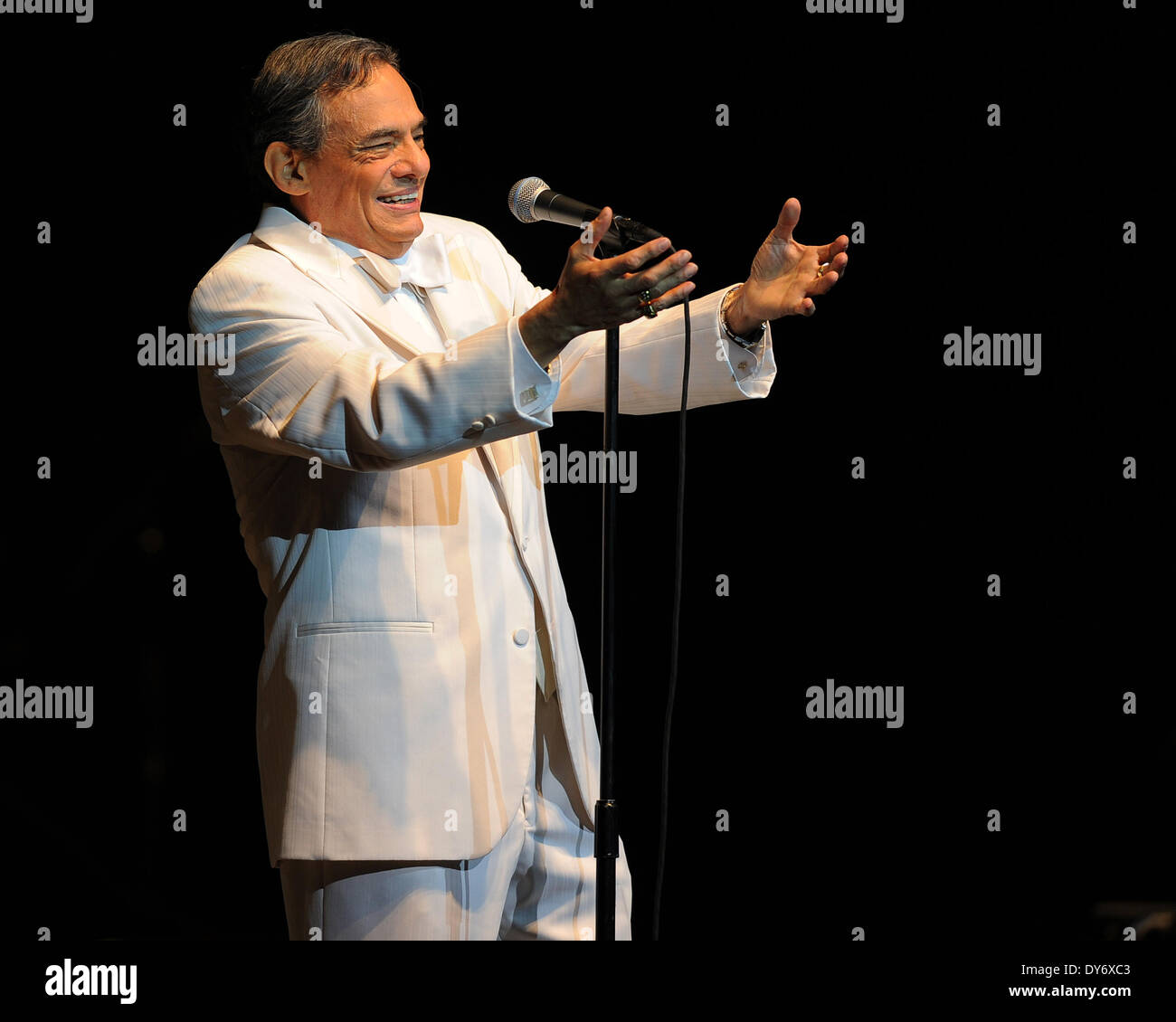 Jose Jose performing live in concert at the Seminole Hard Rock Hotel ...