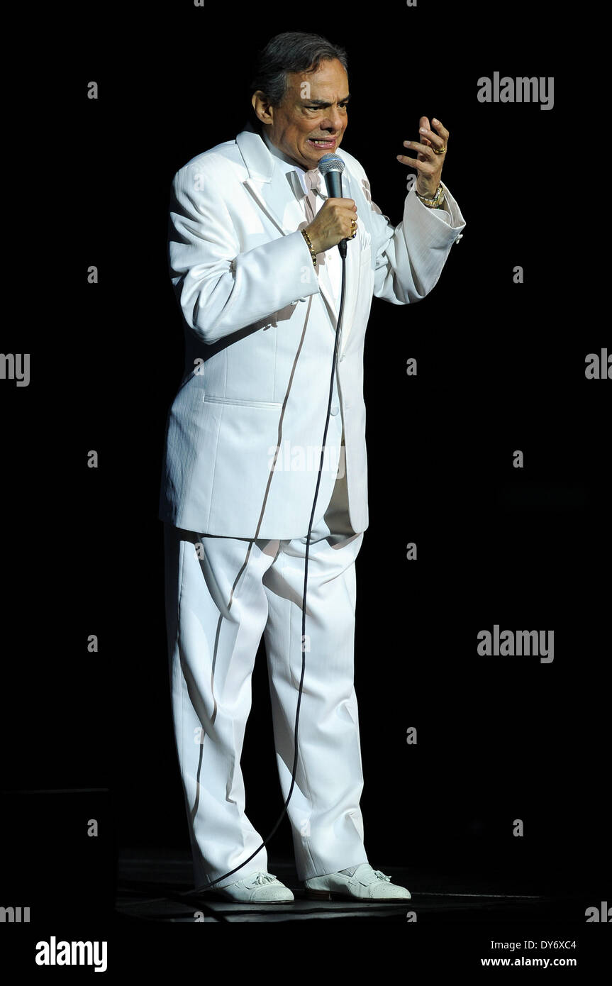 Jose Jose performing live in concert at the Seminole Hard Rock Hotel ...