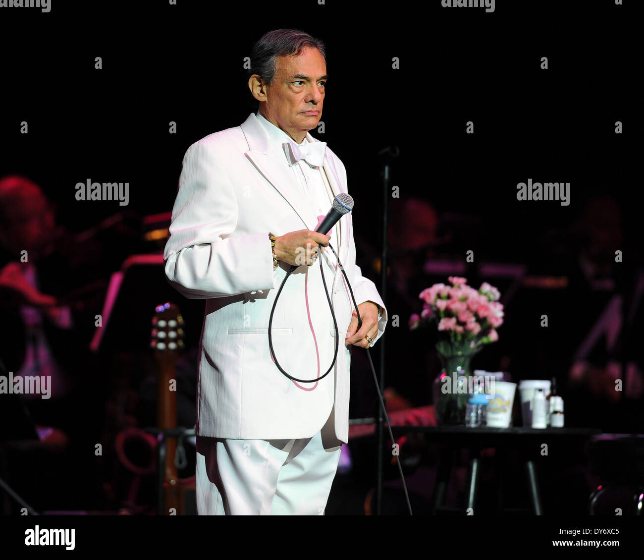 Jose Jose performing live in concert at the Seminole Hard Rock Hotel ...