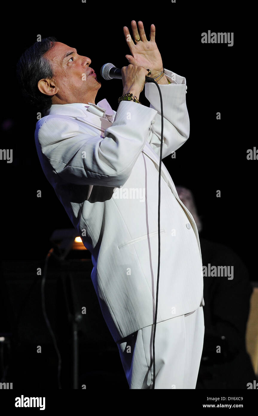 Jose Jose performing live in concert at the Seminole Hard Rock Hotel ...