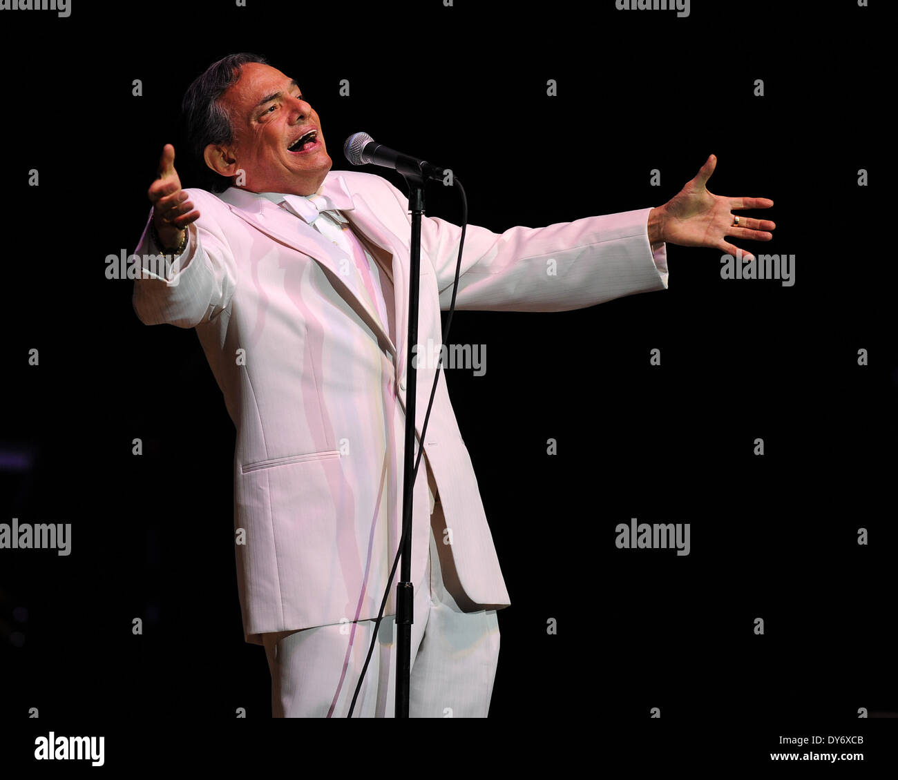 Jose Jose performing live in concert at the Seminole Hard Rock Hotel ...