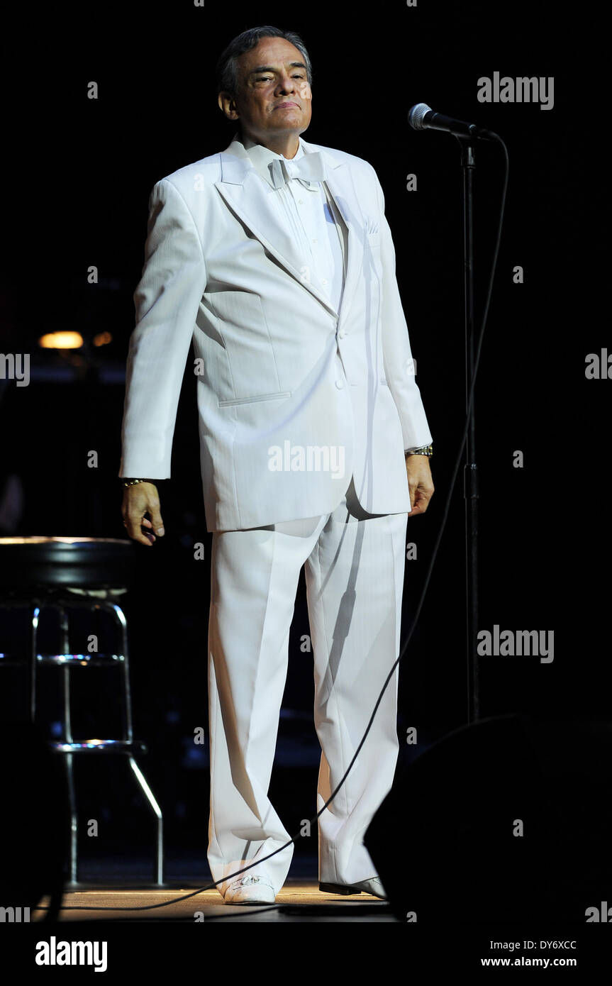 Jose Jose performing live in concert at the Seminole Hard Rock Hotel ...