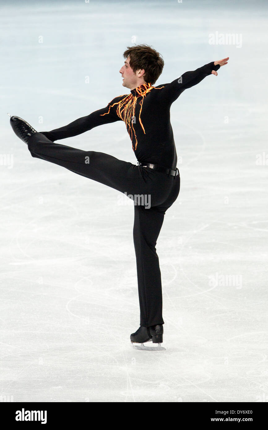 Brian Joubert (FRA) competing in the Men's Short Program Figure Skating ...