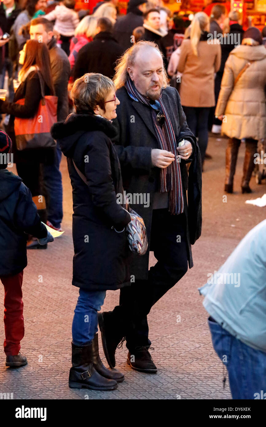 Comedian Bill Bailey enjoying the sights at Winter WonderlandFeaturing ...