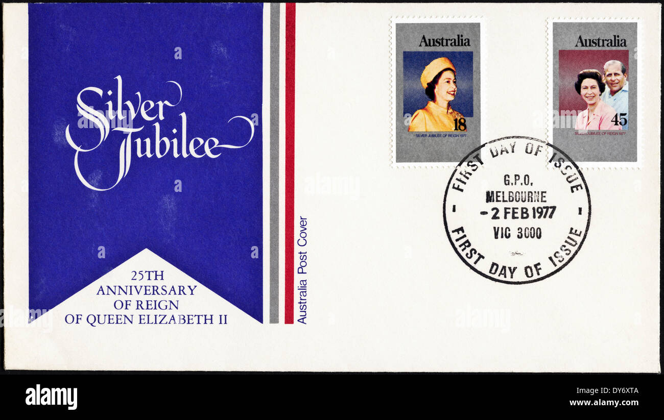 Australian postage stamp queen elizabeth hi-res stock photography and ...