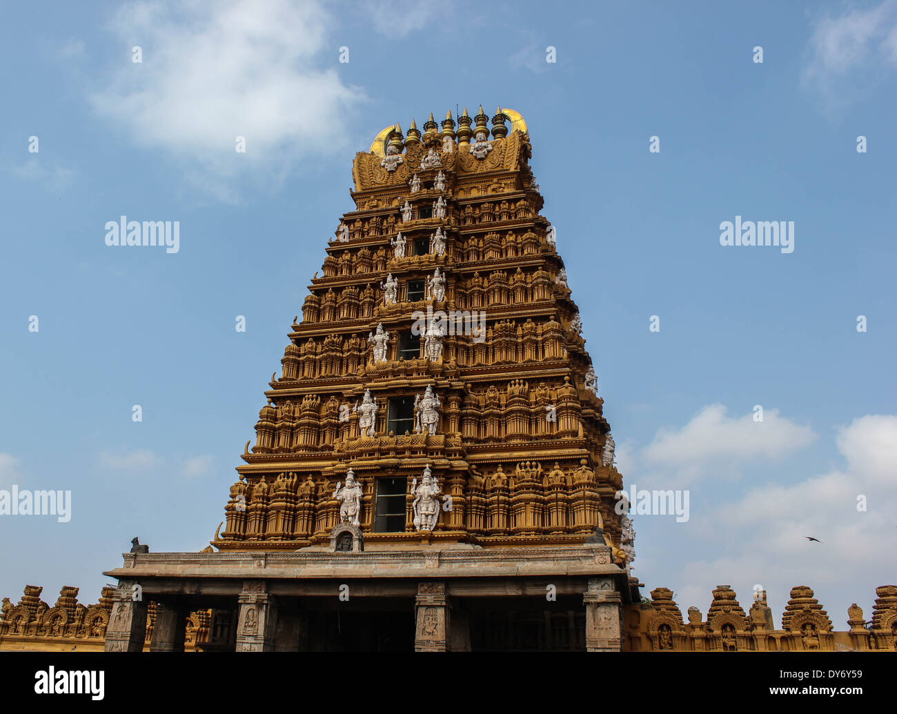 Nanjangud ShivaTemple Architecture Stock Photo - Alamy