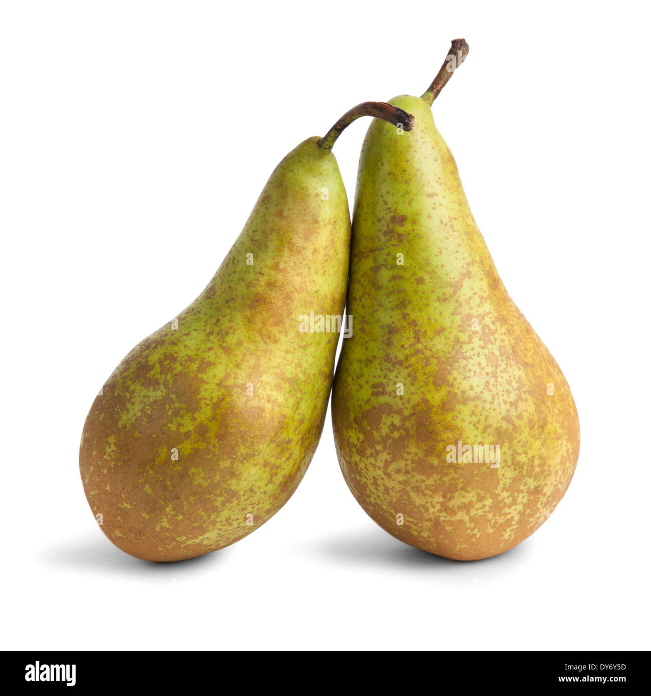 Two pears Cut Out Stock Images & Pictures - Alamy