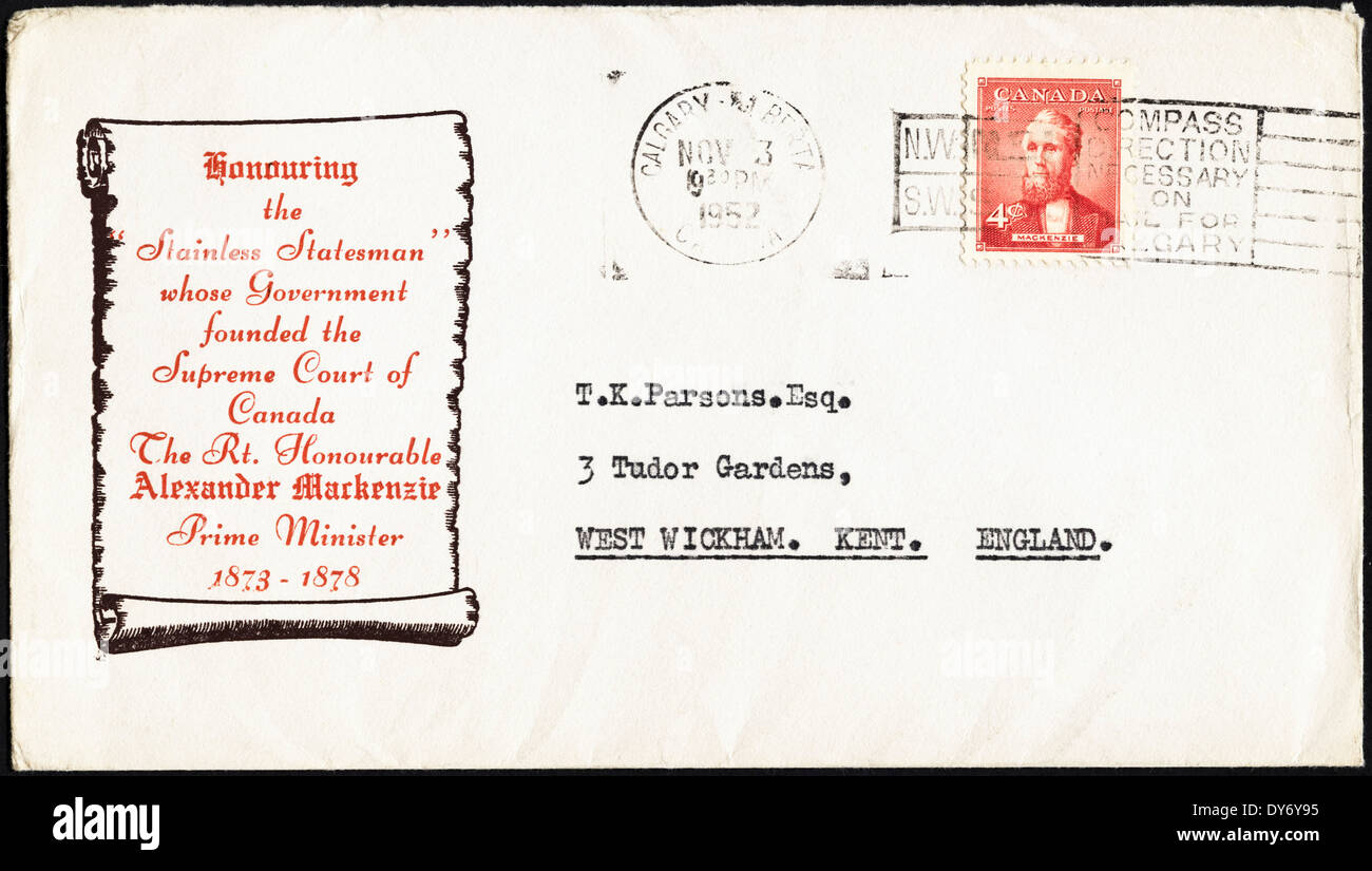 Commemorative envelope hi-res stock photography and images - Alamy