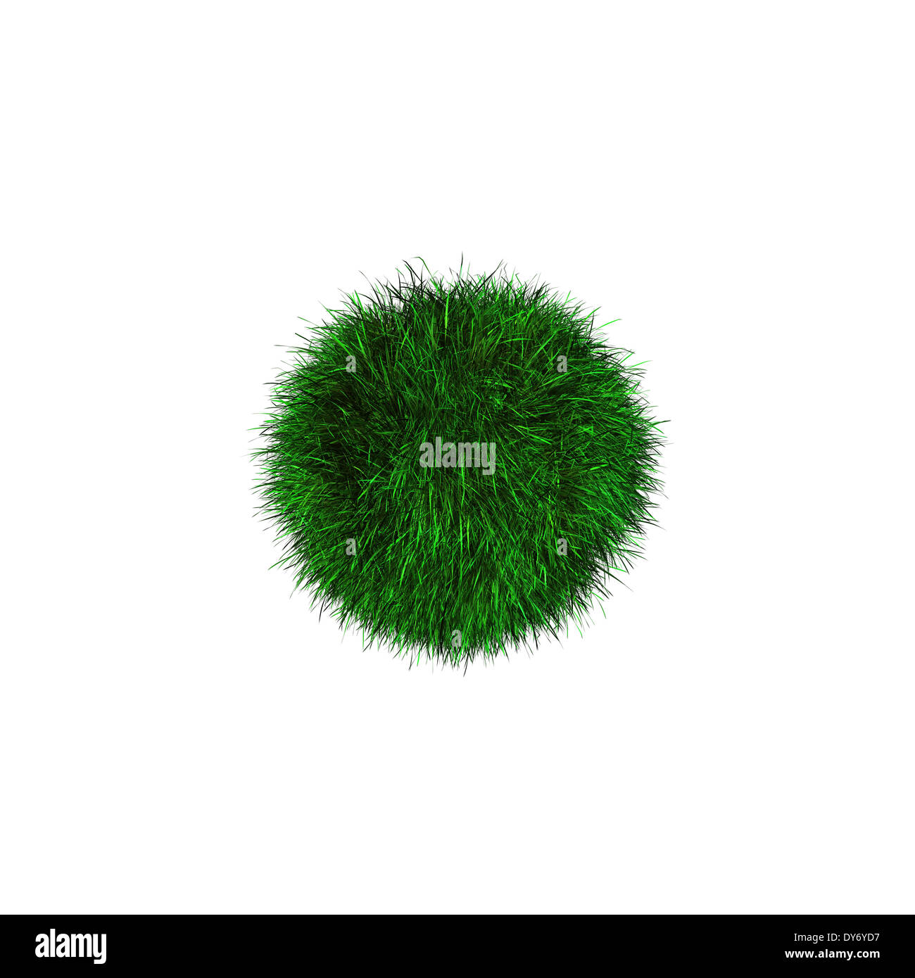 ball of grass isolated on white background Stock Photo - Alamy