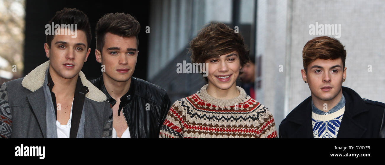 Celebrities at the ITV studiosFeaturing: Jamie Hamblett,Josh Cuthbert ...