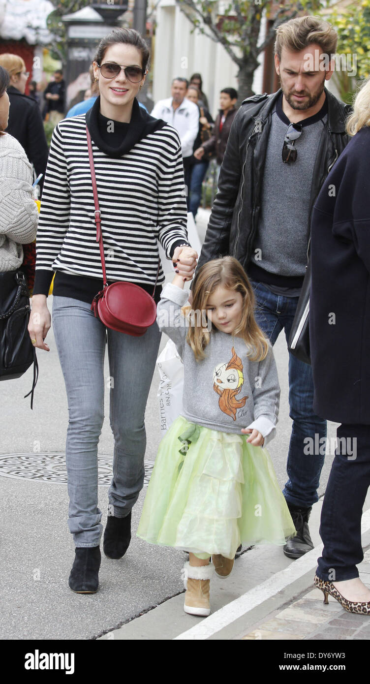 Michelle Monaghan shopping at The Grove with husband Peter White and ...