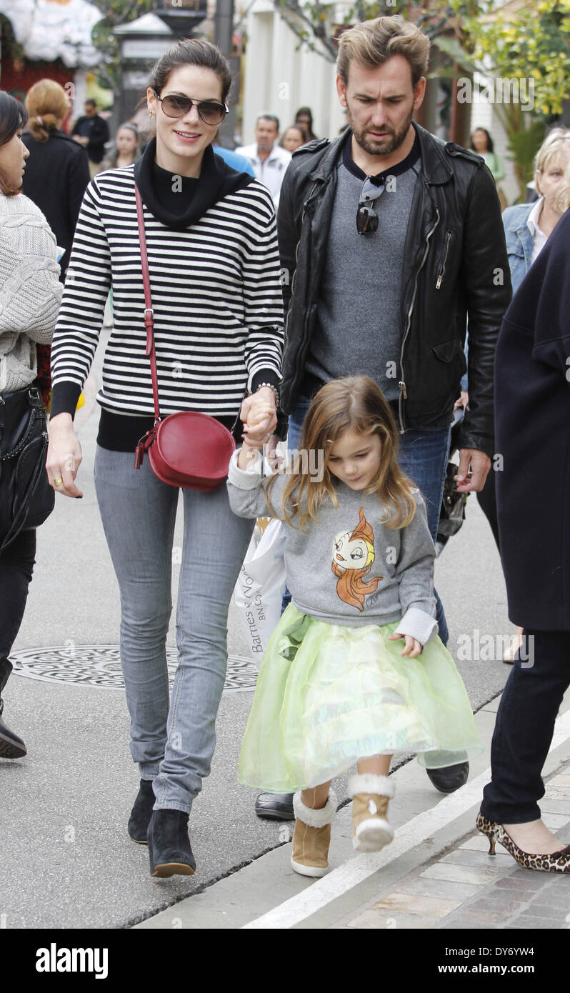 Michelle Monaghan shopping at The Grove with husband Peter White and ...