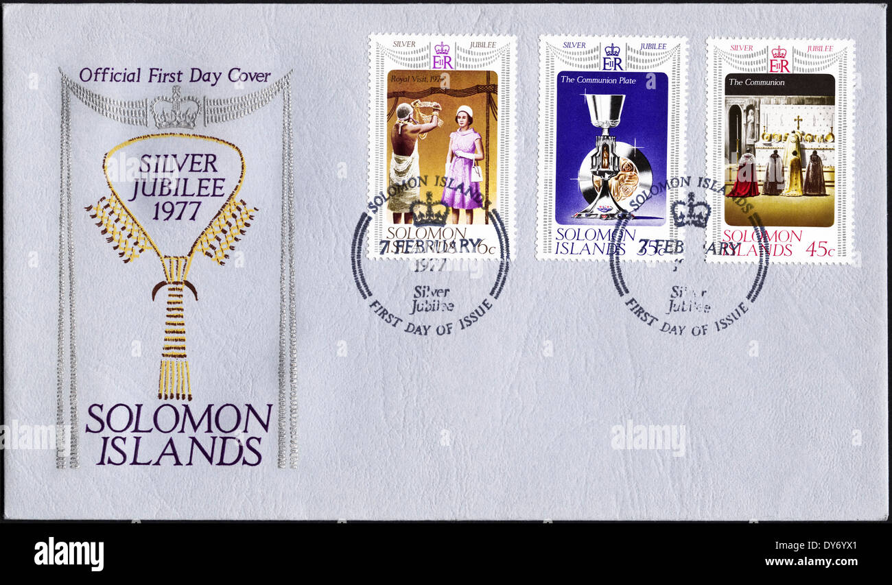 Silver jubilee 1977 stamp hi-res stock photography and images - Alamy