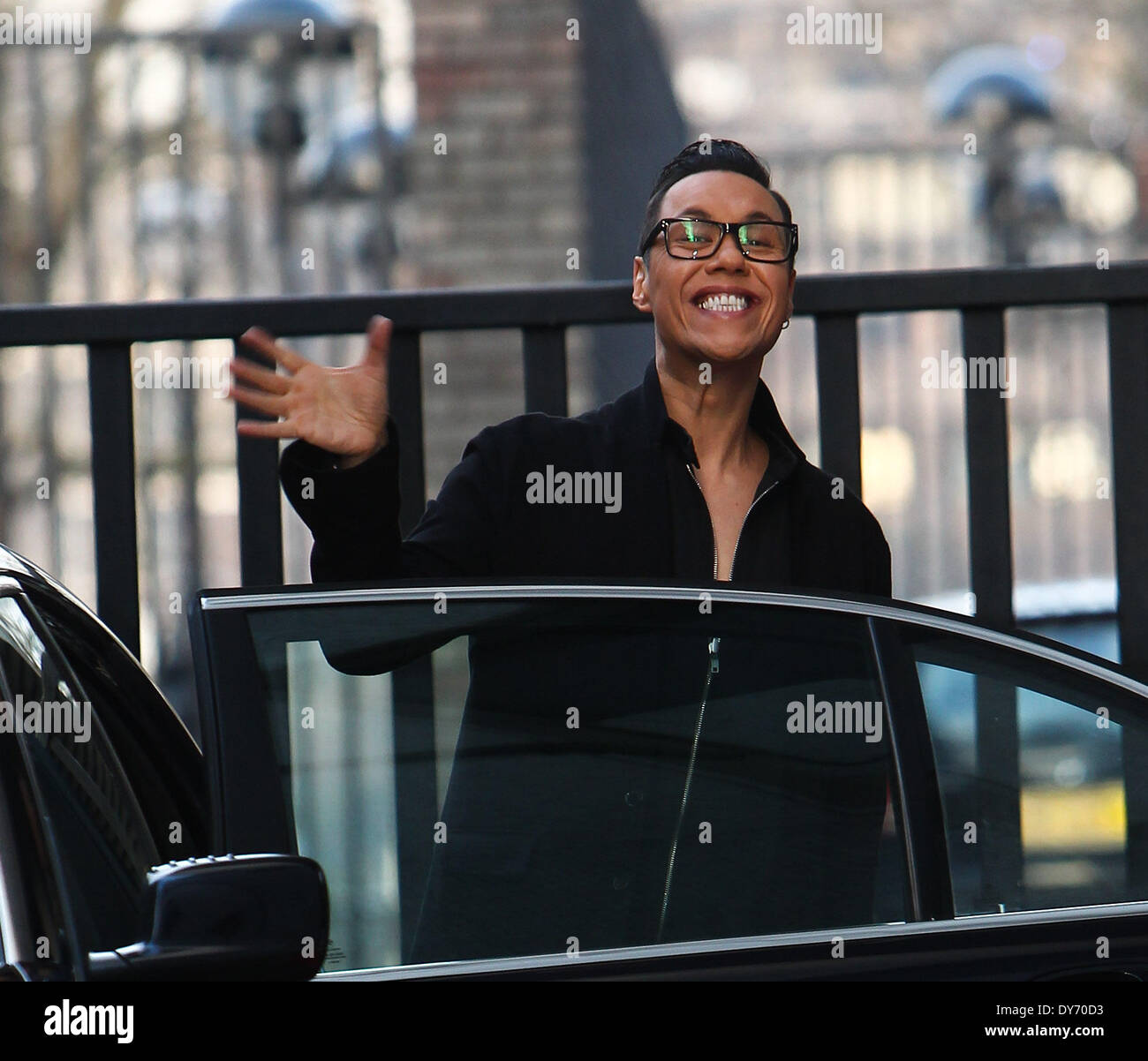 Celebrities outside the ITV studios Stock Photo - Alamy