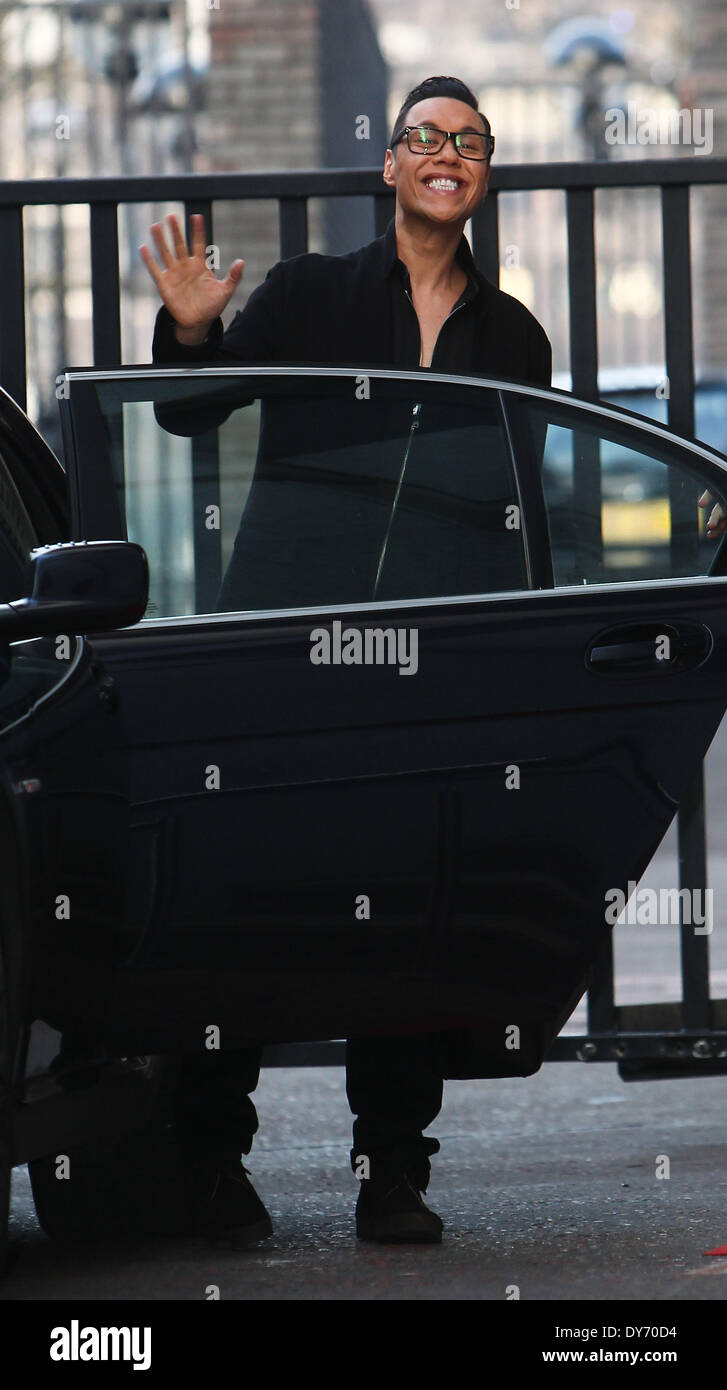 Celebrities outside the ITV studios Stock Photo - Alamy