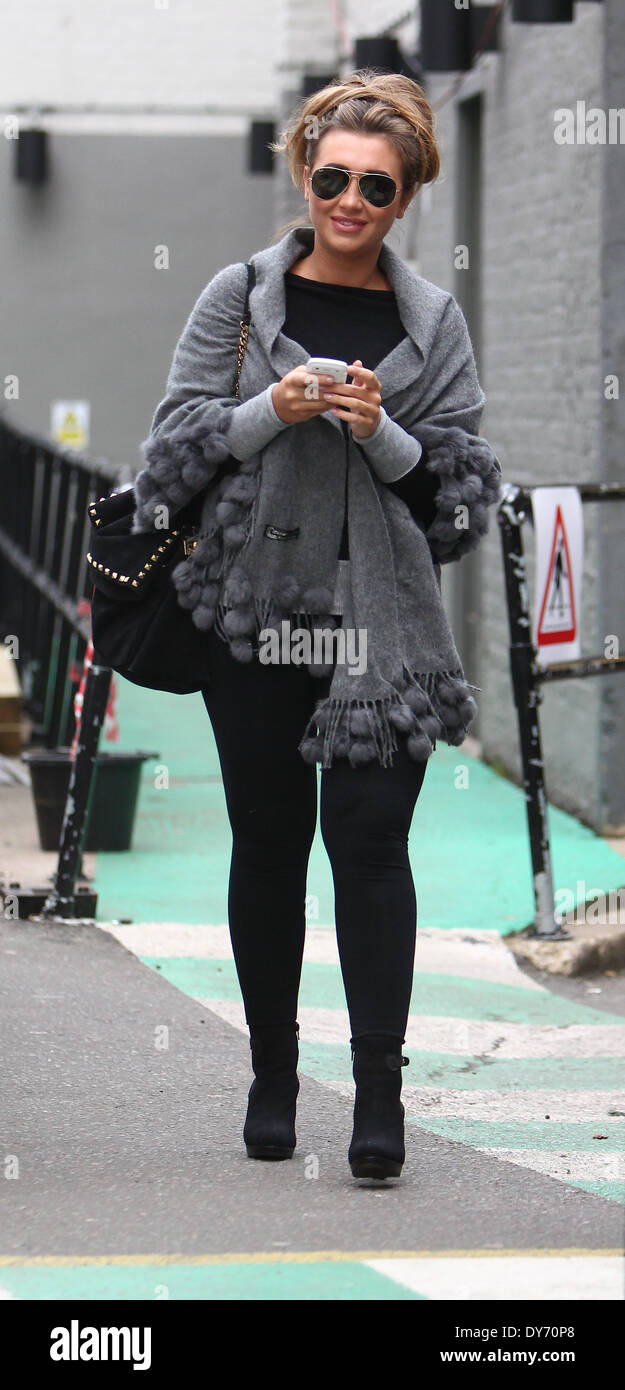 Celebrities outside the ITV studios Stock Photo - Alamy