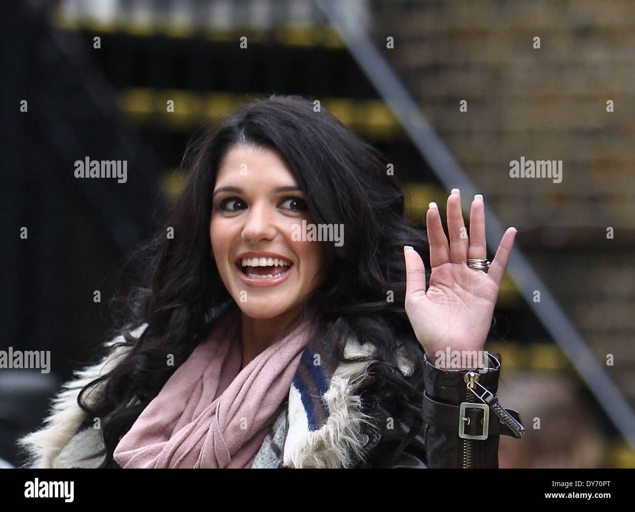 Celebrities outside the ITV studios Stock Photo - Alamy