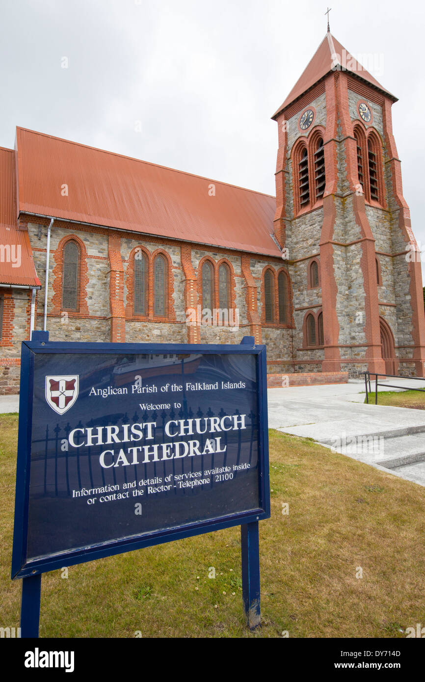 The Christian, Christ Church Cathedral in Port Stanley, the capital of ...