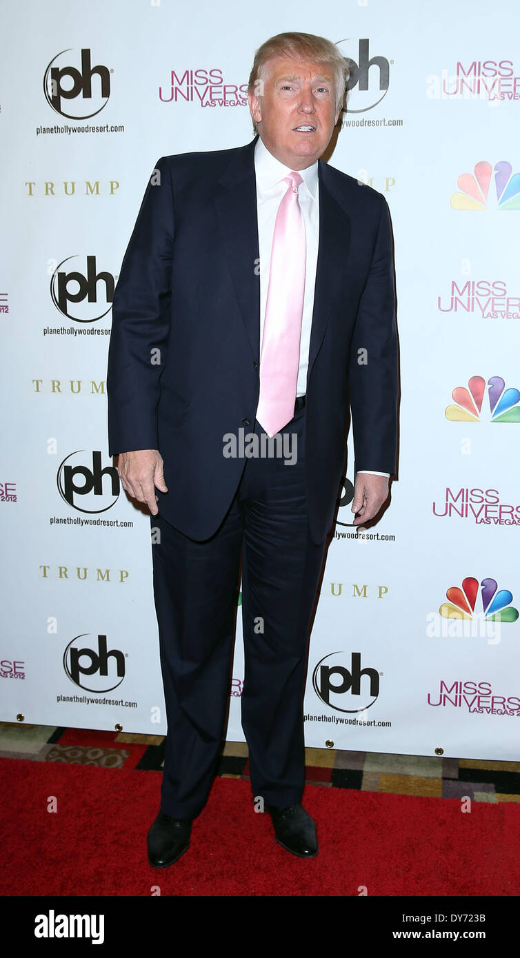 Miss Universe Las Vegas 2012 at Planet Hollywood Featuring: Donald ...