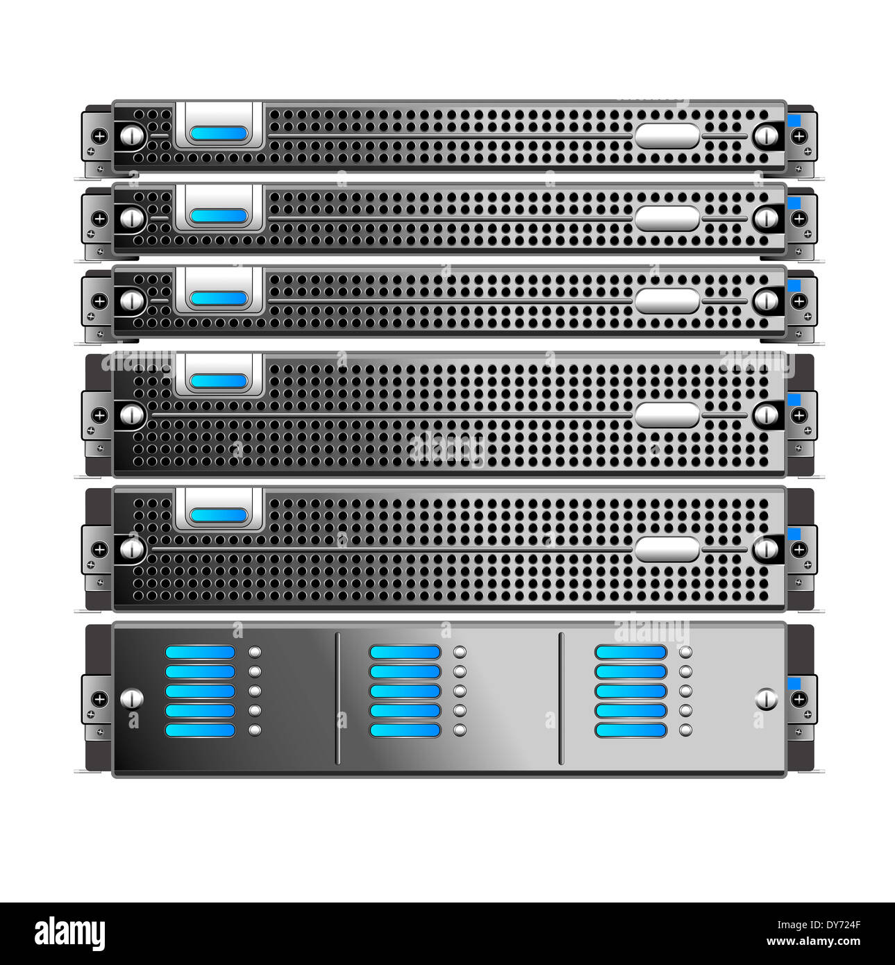 Central server rack unit hi-res stock photography and images - Alamy