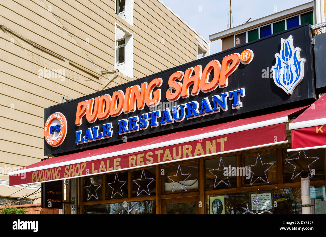 The famous Pudding Shop (Lale Restaurant) on Divan Yolu Caddesi in the ...