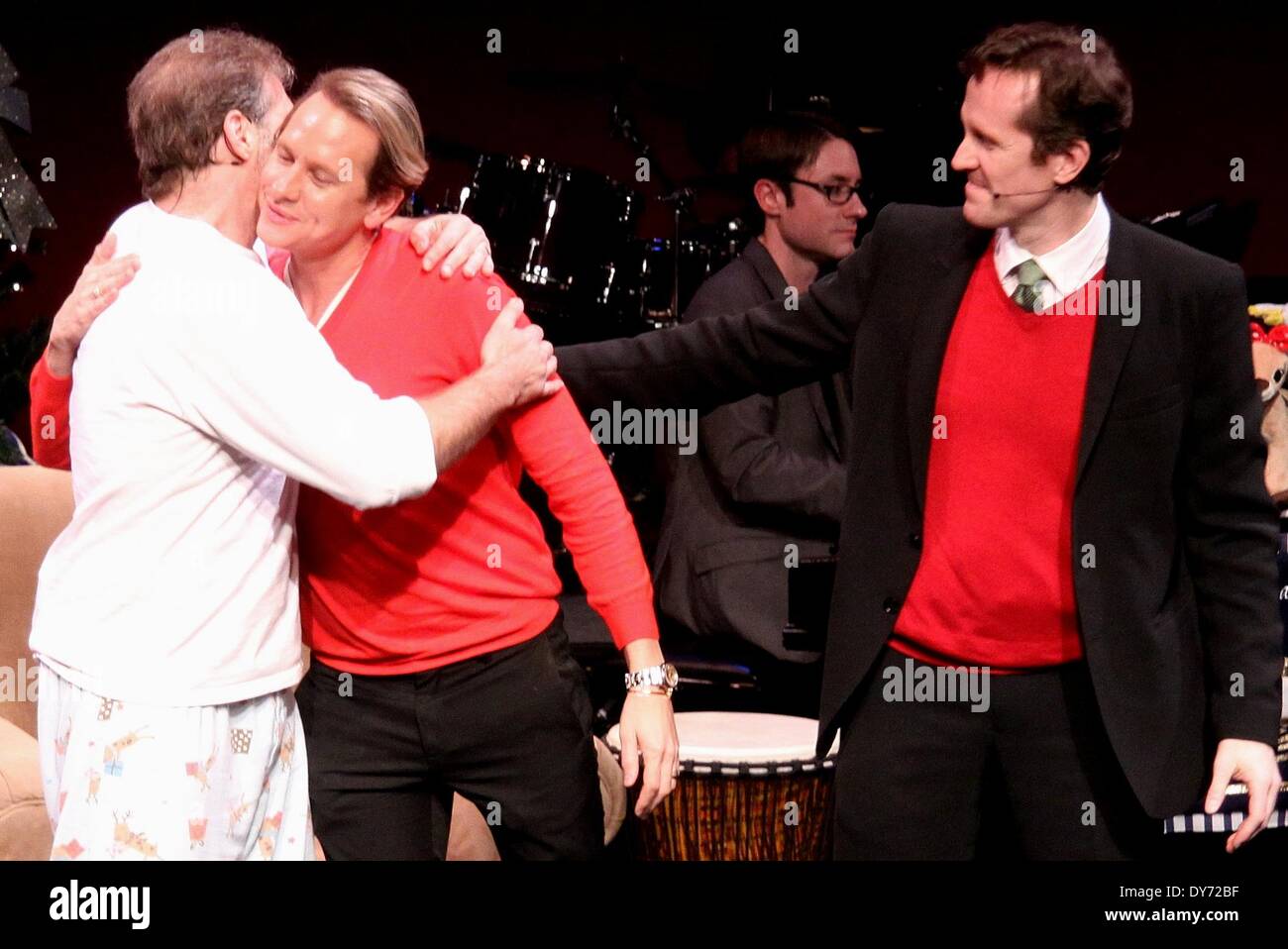 The opening night curtain call for ‘The Holiday Guys in Happy Merry ...