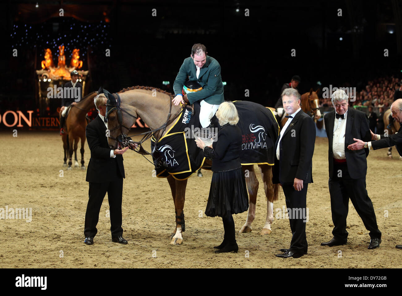 Britain's Camilla, HRH The Duchess of Cornwall presents the Christmas ...
