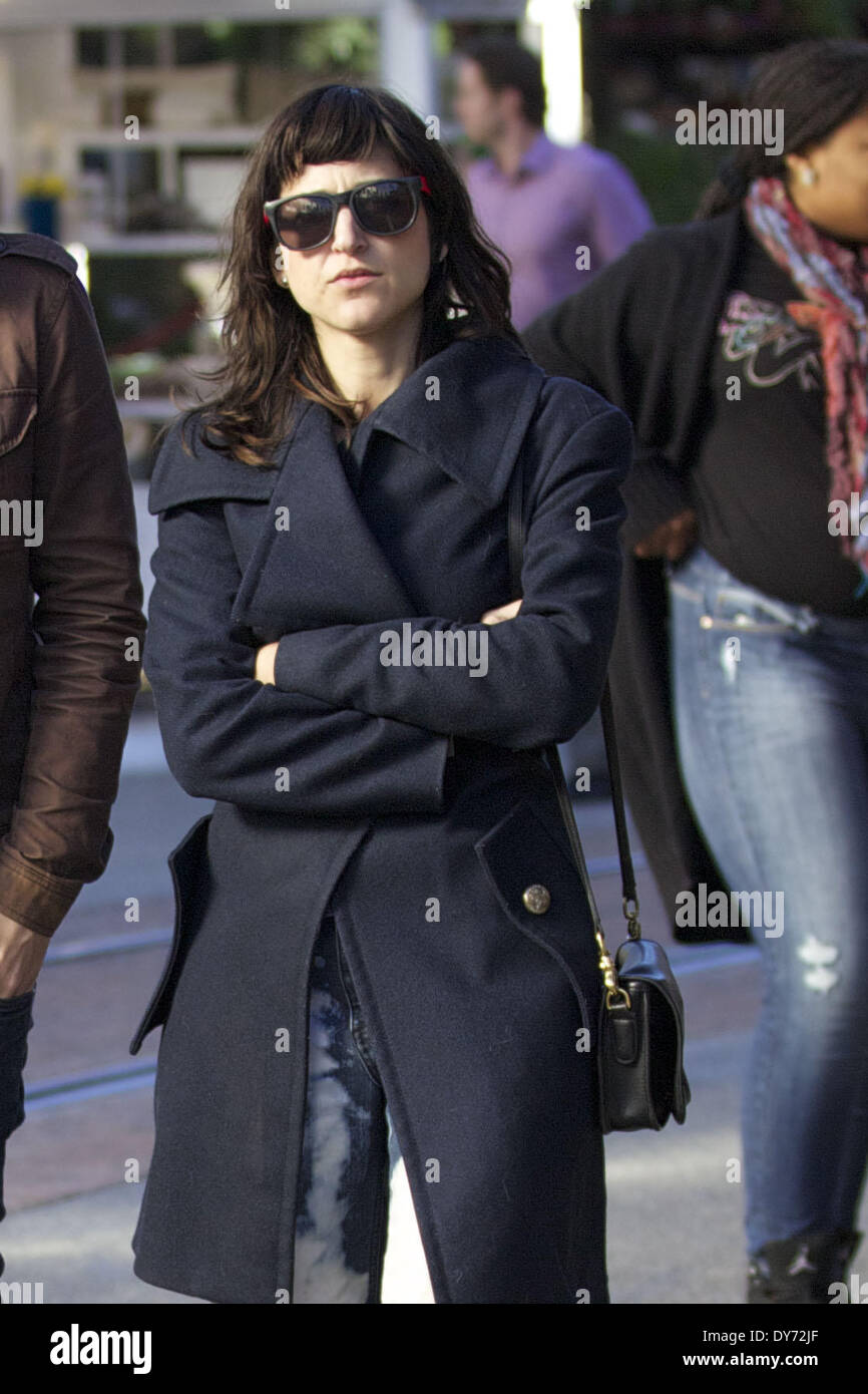 Stephanie Jory shopping at The Grove with a male companion Featuring ...