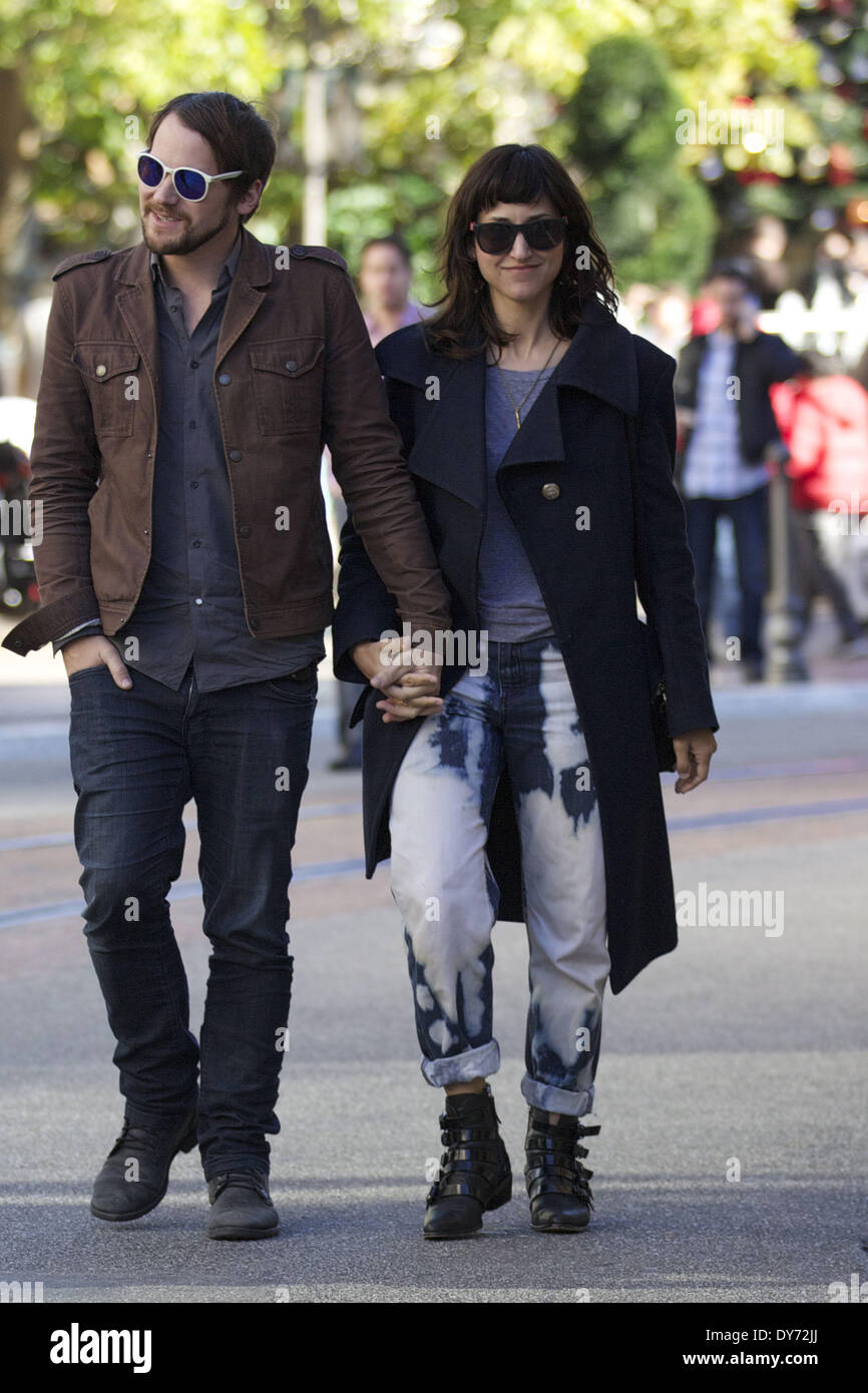 Stephanie Jory shopping at The Grove with a male companion Featuring ...