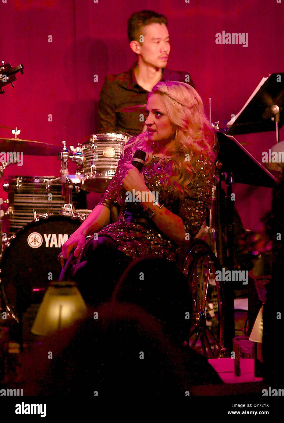 Dani Shay and Ali Stroker performing live in concert at Birdland Featuring: Ali Stroker Where ...