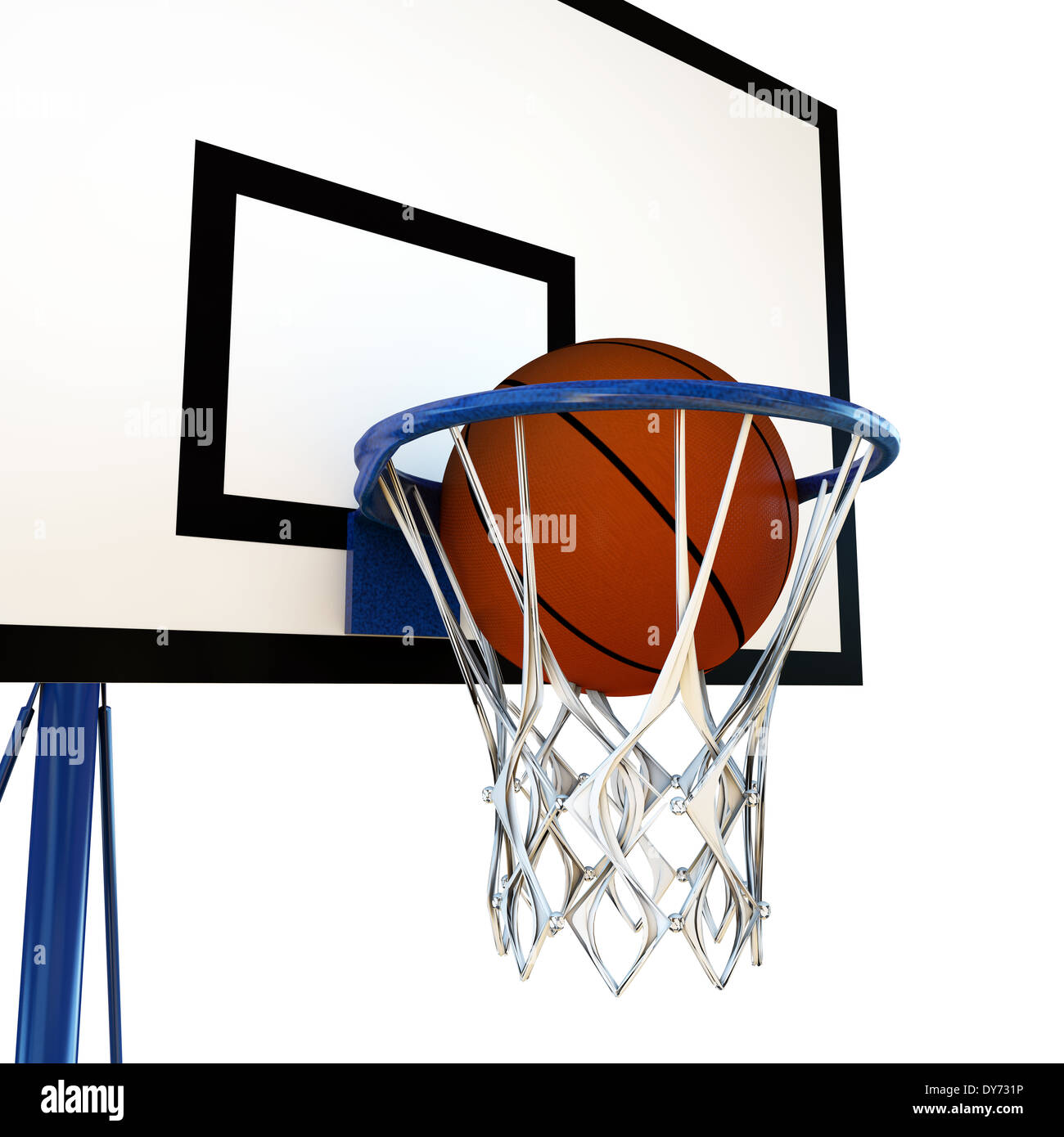 illustration of a ball that bouncing on a basketball backboard Stock ...