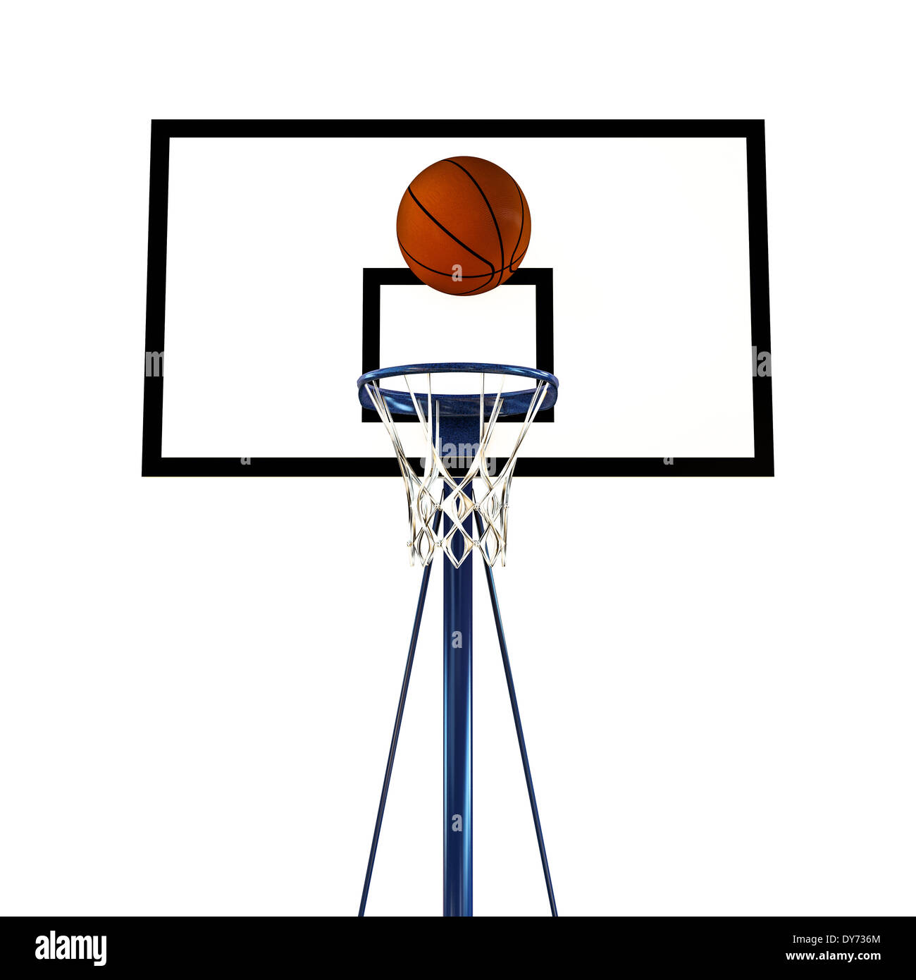 illustration of a ball that bouncing on a basketball backboard Stock ...