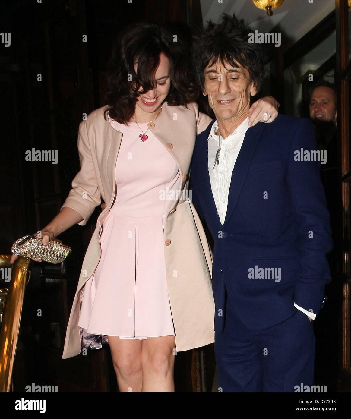 The wedding reception of Ronnie Wood and Sally Humphreys at The Ritz ...