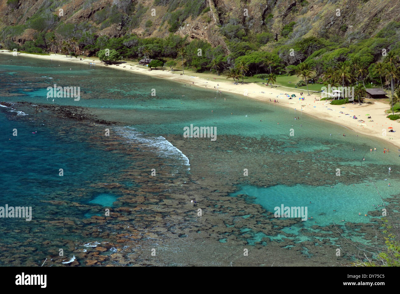Hanauma Bay Nature Preserve Park, Oahu, Hawaii, USA Stock Photo - Alamy