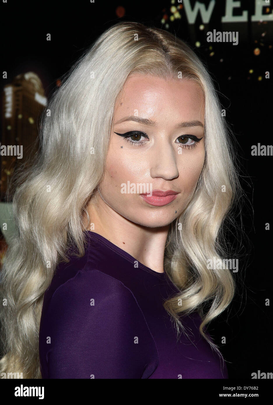 Hip-Hop Artist Iggy Azalea at Moon Nightclub at The Palms Casino Resort ...